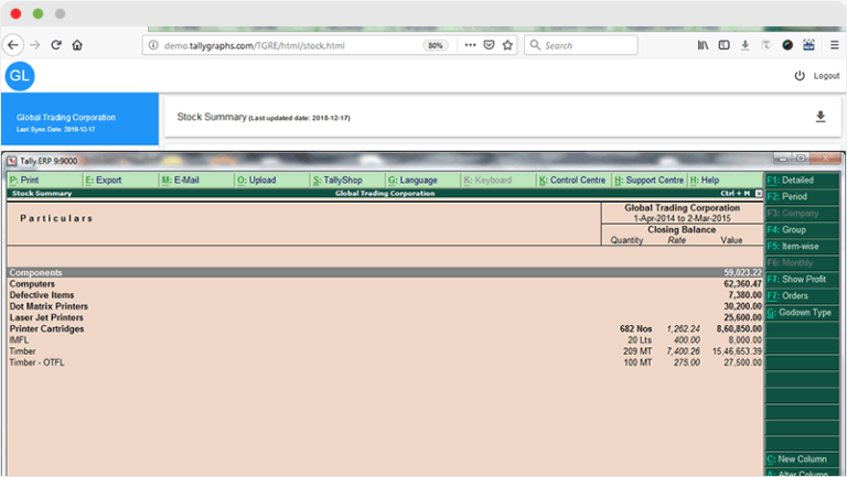 Tally_ERP_Inventory_Stock-Summary - TallyGraphs